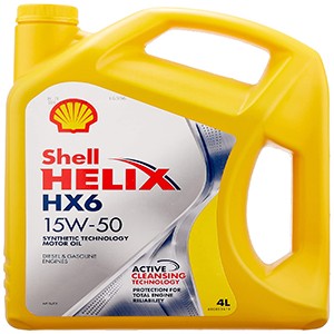 Shell Helix HX6 15w-50 4 Liters